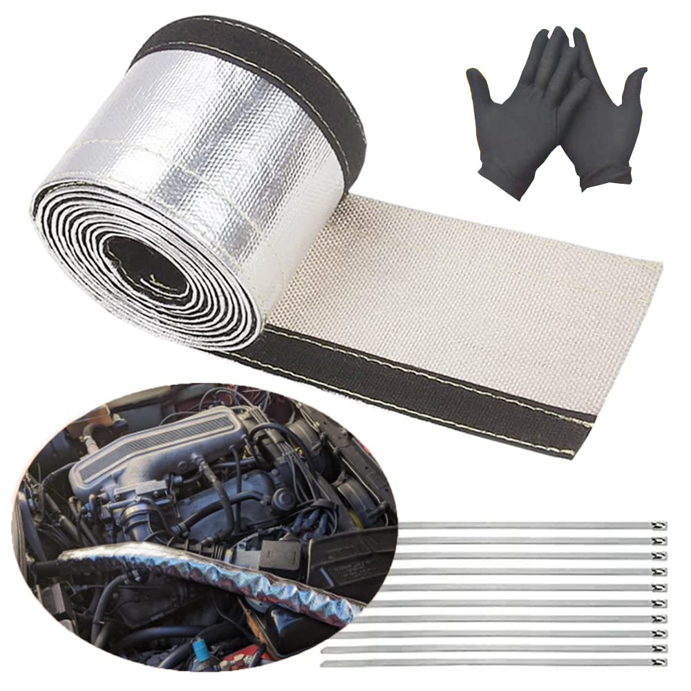 Mua DEGEOBERLIN Aluminized Heat Shroud Sleeving Heat shield 1.5''I.D. x ...