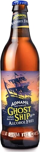 Adnams Alcohol Free Ghost Ship 500ml Pale ale Beer 0.5% case of 8 ...
