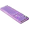 Amazon.com: Wired Floating Gaming Keyboard Light Up USB Keyboard ...