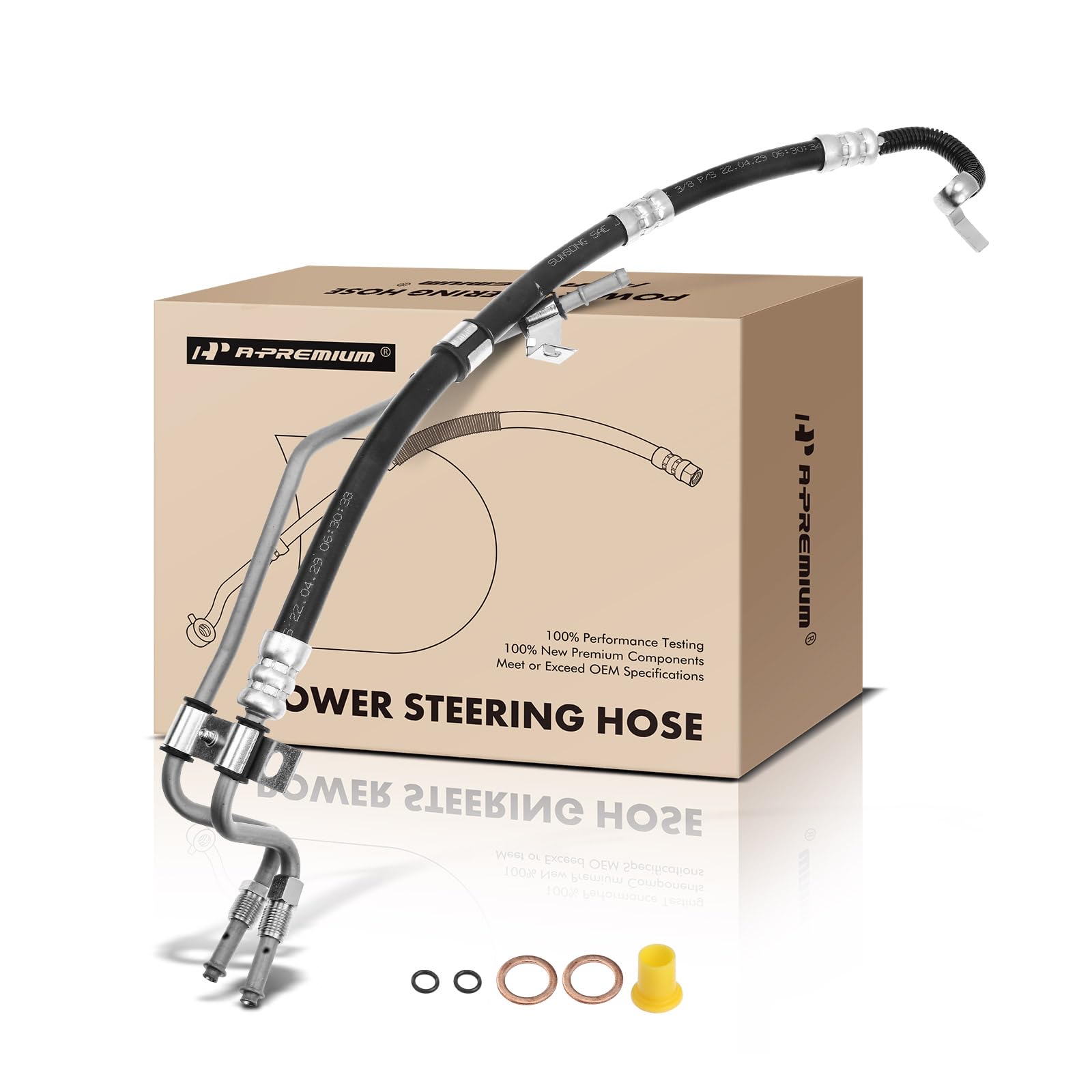 A-Premium Power Steering Pressure & Return Hoses Line Assembly ...
