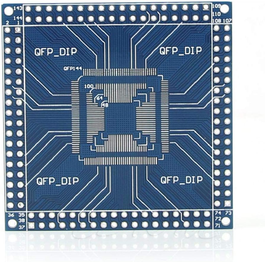 2 Pack QFP-64 LQFP-64 TQFP-64 to Dip-64 for Breadboard Prototyping ...