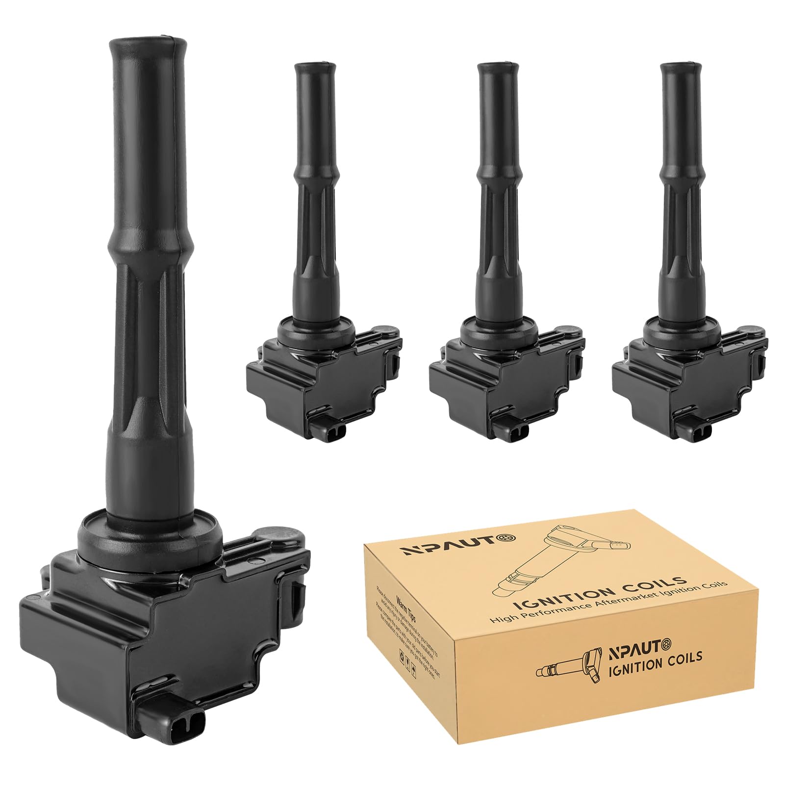 Ignition Coil Pack Set of 4 Replacement for 3.4L 3.4 V6 1995-2004 ...