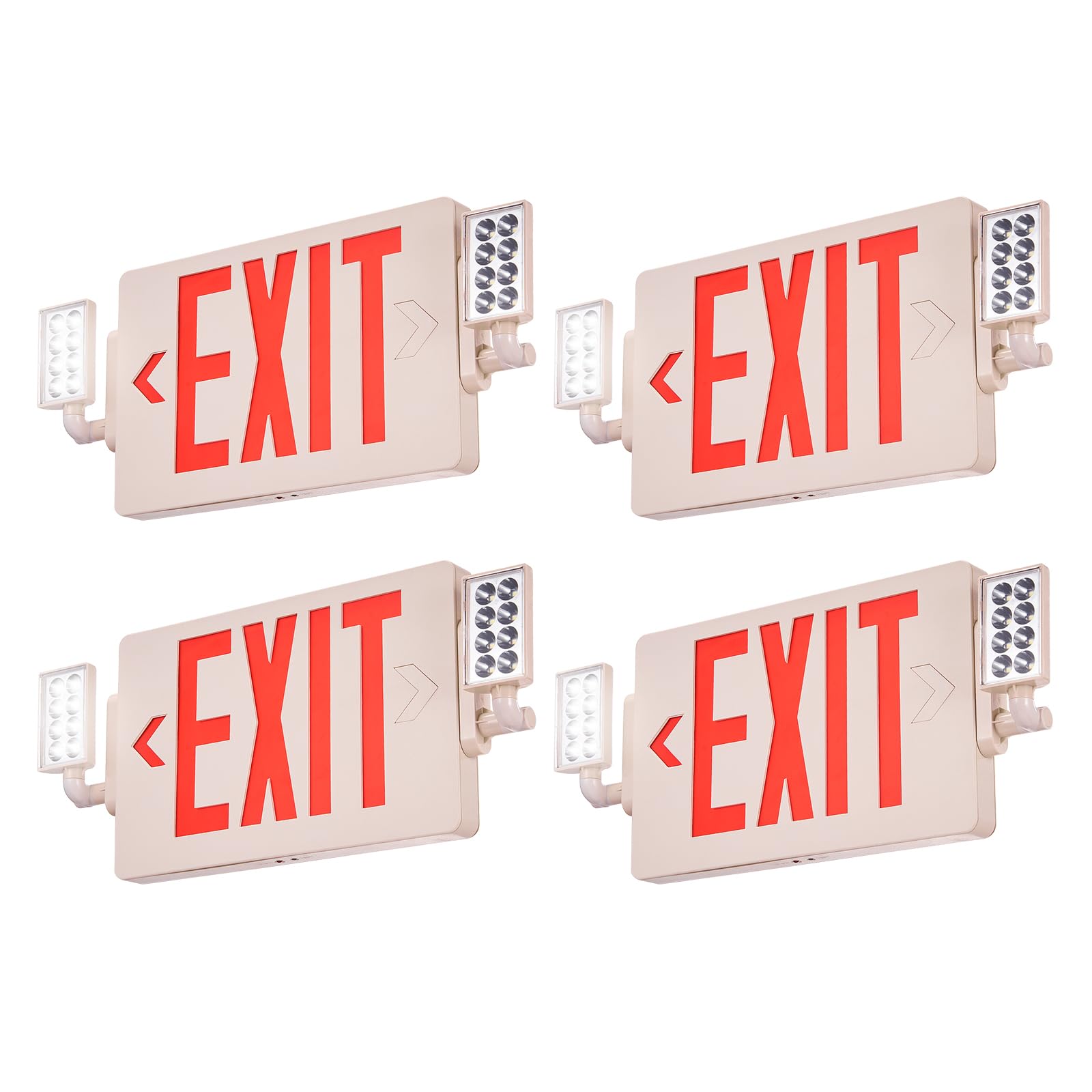Mua VEVOR LED Exit Sign with Emergency Lights, Two Heads Emergency Exit ...