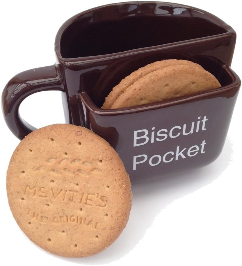 Biscuit Pocket Mug Large Brown – BigaMart