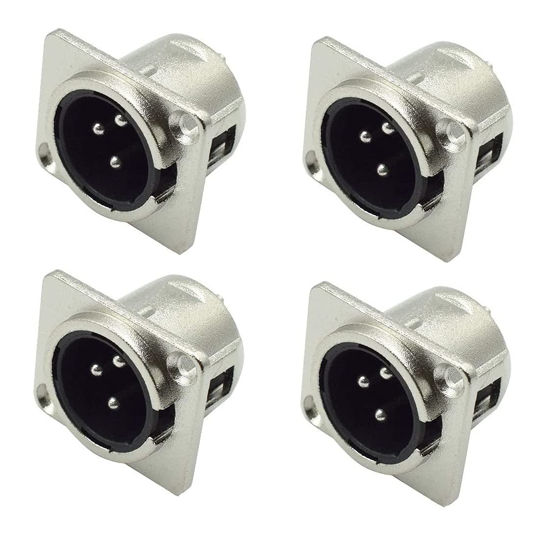 Mua XLR Male Jack 3 Pin - Panel Mount Jacks D Series Size XLR-M Socket ...