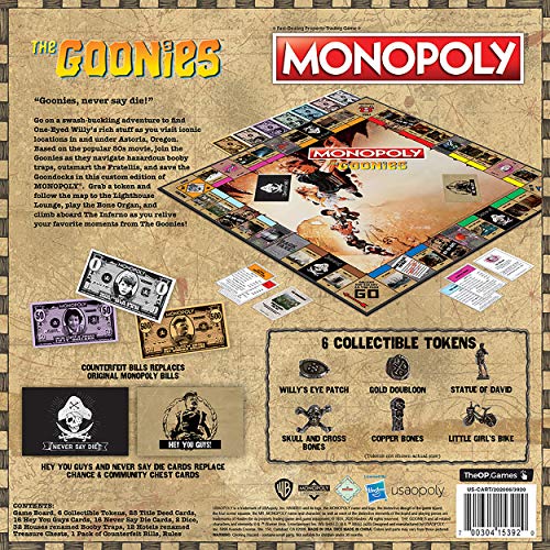 Monopoly® The Goonies | Based on The 80s Adventure Classic Film ...