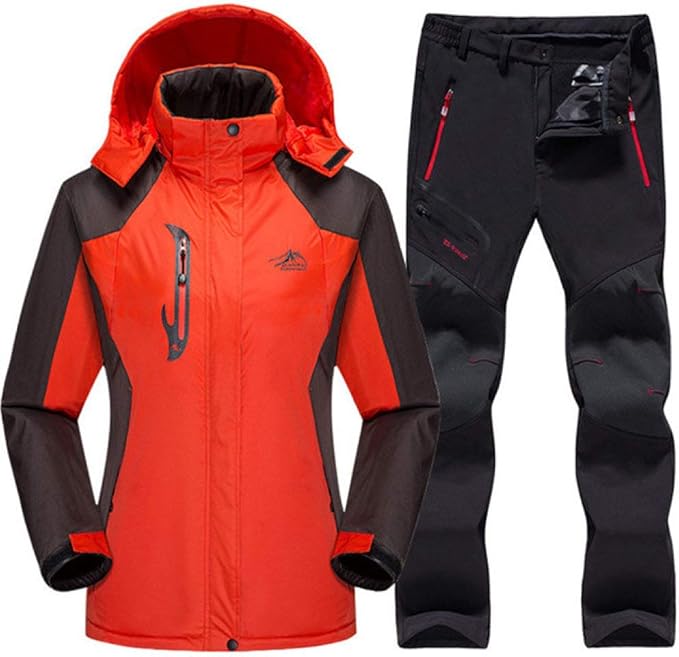 SZXJY Skianzug,wasserdichte Skianzug Für Frauen Ski Jacke Hosen ...