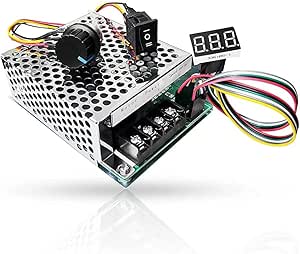 PWM DC Motor Speed Controller, DC 10-55V/60A, LED Display Stepless DC Motor Speed Controller ...