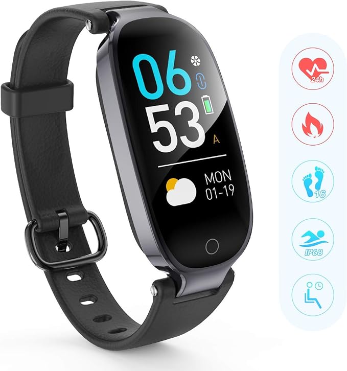 AGPTEK Pulsera Actividad Inteligente, Reloj Inteligente con Pantalla a ...