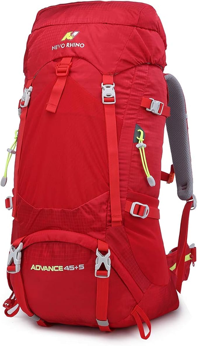 Amazon.com : N NEVO RHINO 50L/60L/80L Internal Frame Backpack ...