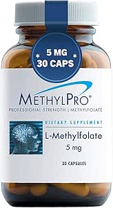 Amazon.com: MethylPro 5mg L-Methylfolate 30 Capsules - Professional ...