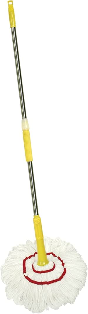 Amazon.com: O’Happy Microfiber Twist Mop Self-Wringing Ratchet Twist ...