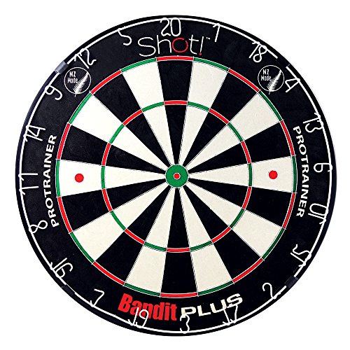 Buy Shot! Darts Bandit Protrainer Steel Tip Dartboard-Professional ...