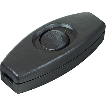 Inline Cord Switch White for16/2 or 18/2 SPT-2 Flat Electric Wire Cord ...