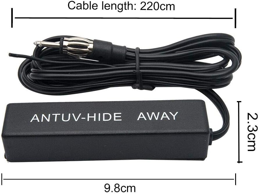 Riloer Car Hidden Amplified Antenna, Electronic Car Stereo Antenna AM ...