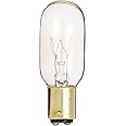Satco S4719 130V DC Bayonet Base 15-Watt T7 Light Bulb, Clear ...