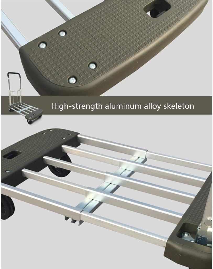 Black Height and Length Adjustable 150kg/330lb Capacity Folding ...