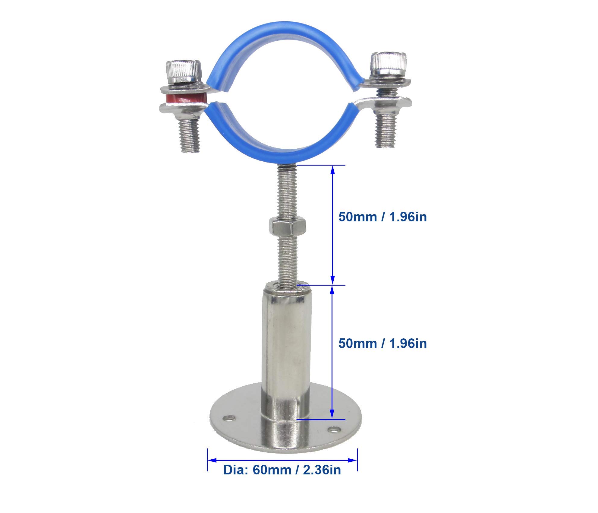 Wall Mounted Short Bracket 3 Inch Pipe