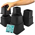 Amazon.com: Home Intuition Heavy Duty Adjustable Bed Risers Furniture ...