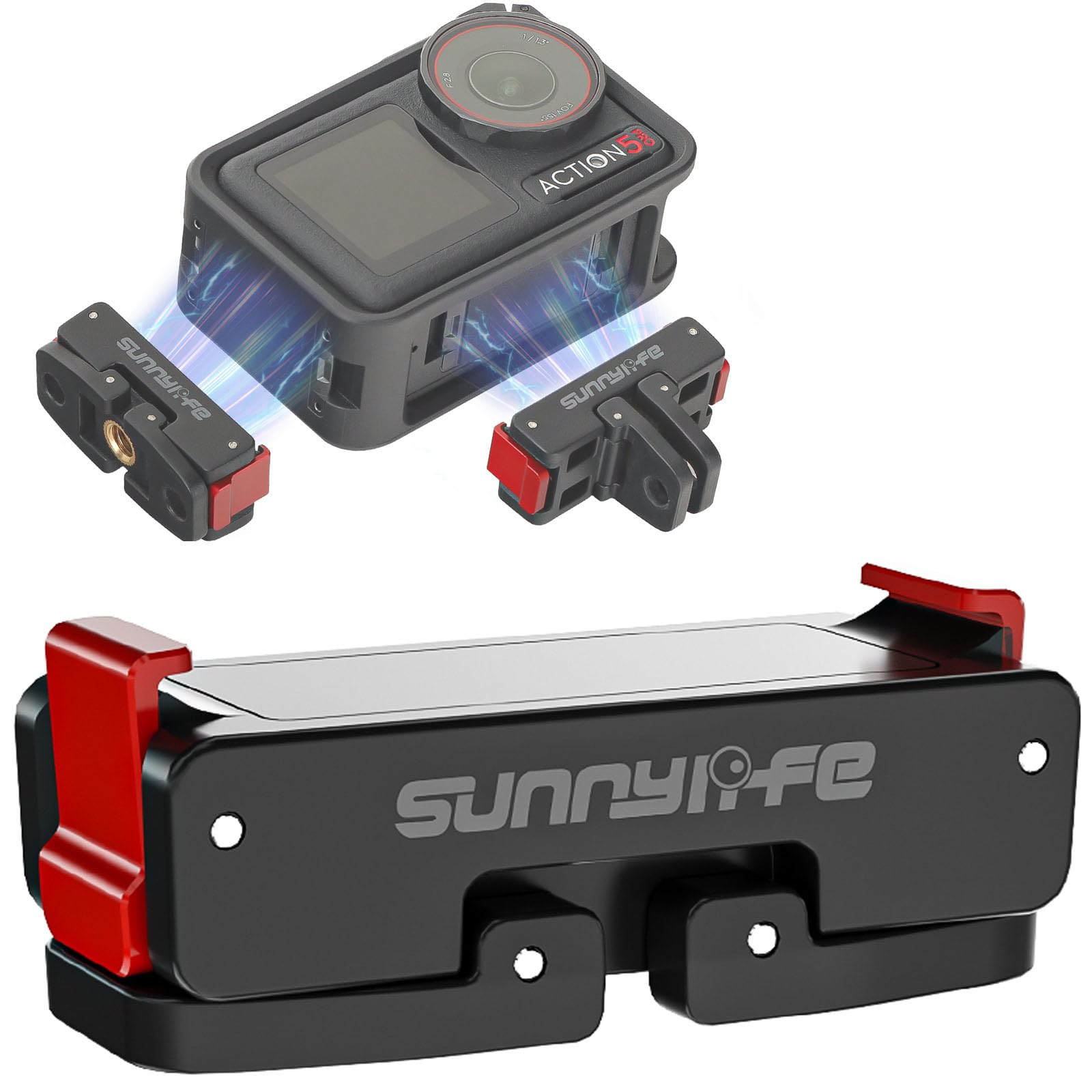 Honlyn Magnetic Mount for DJI Osmo Action 5 Pro,Quick Release Adapter ...