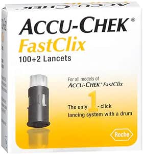 Amazon.com: Accu-Chek Fastclix Lancets, 102 Count : Health & Household