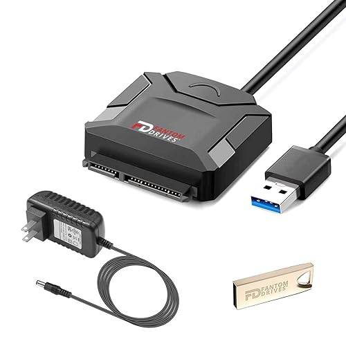 FD USB 3.0 to SATA Adapter Cable Converter for 2.5" and 3.5" Hard ...