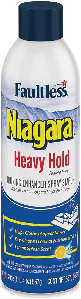 Amazon.com: Heavy Starch Spray (20 oz, 6-Pack) - Niagara Heavy Hold ...