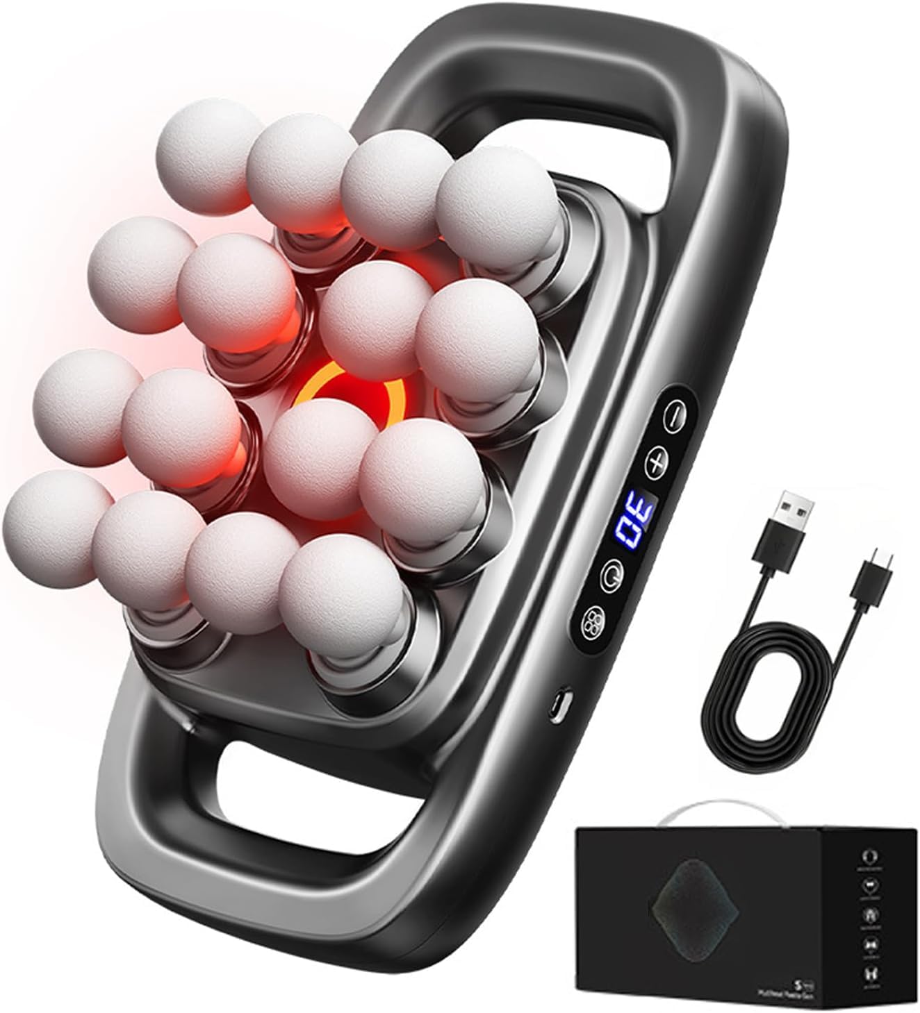 Relief Wave Pro 3 Massager,16-Head Massage Gun Set, Deep Tissue ...