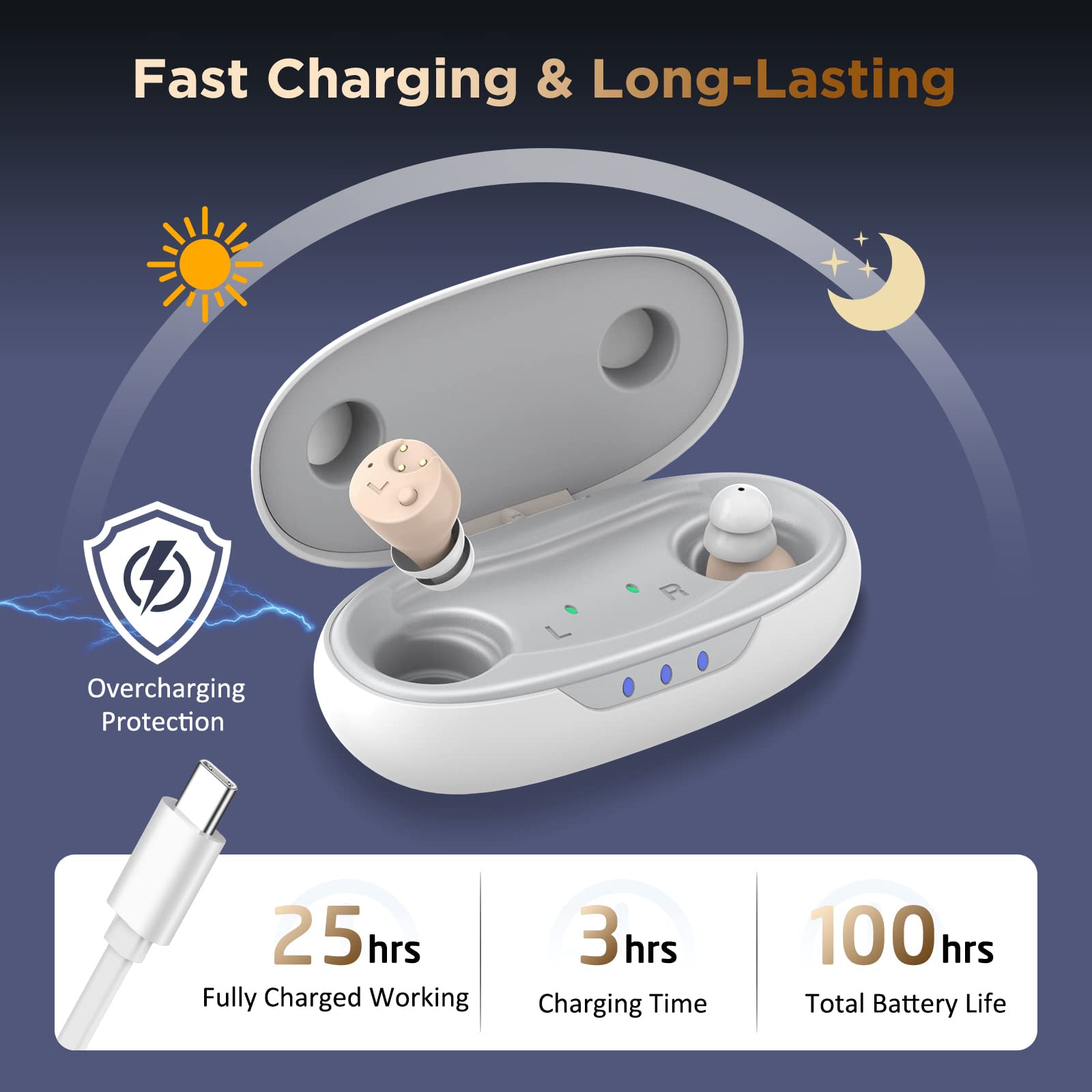 Mua Aimsumy 2024 Upgraded Hearing Aids for Seniors Rechargeable with ...