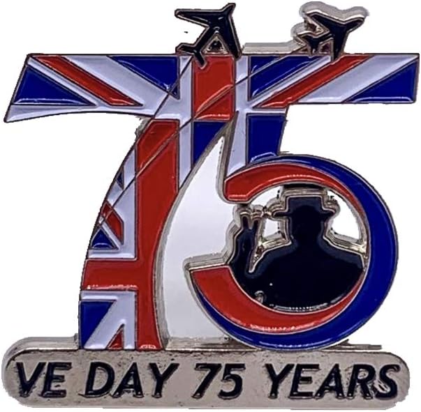 2020 VE Day 75th Anniversary Decorations Memorabilia Pin Badge Brooch 75 Years Victory In Europe ...