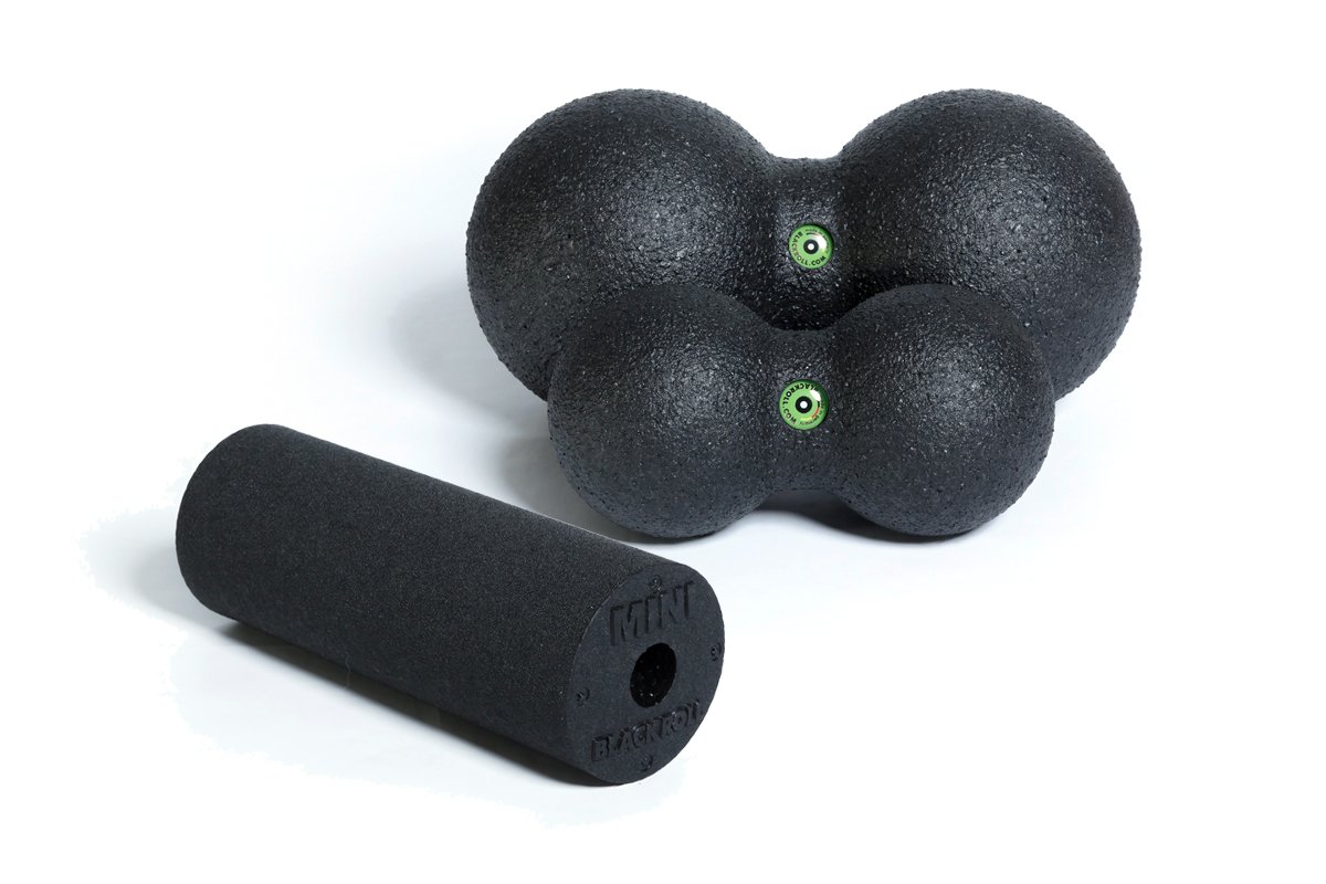 Blackroll Set de massage 3 piéces avec DuoBalls et mini rouleau Noir: Amazon.fr: Sports et Loisirs