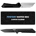 Amazon.com : Knives Mystery Box (2 Pack) Pocket Knife Edition Tactical ...