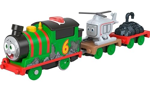 Thomas & Friends Motorized Toy Train Talking Percy Engine with Sounds ...