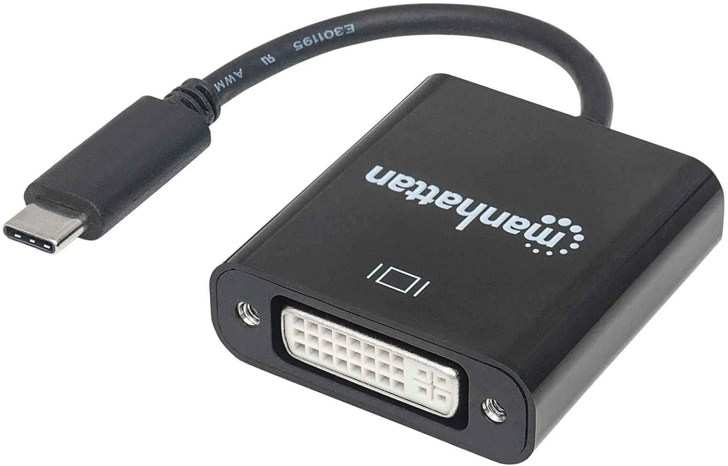 Manhattan USB-C to DVI Converter Cable, 4K, 8 cm, Male to Female, 4K ...