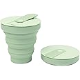 Amazon.com: HuNu Collapsible Coffee Cup with Lid - Reusable & Microwave ...