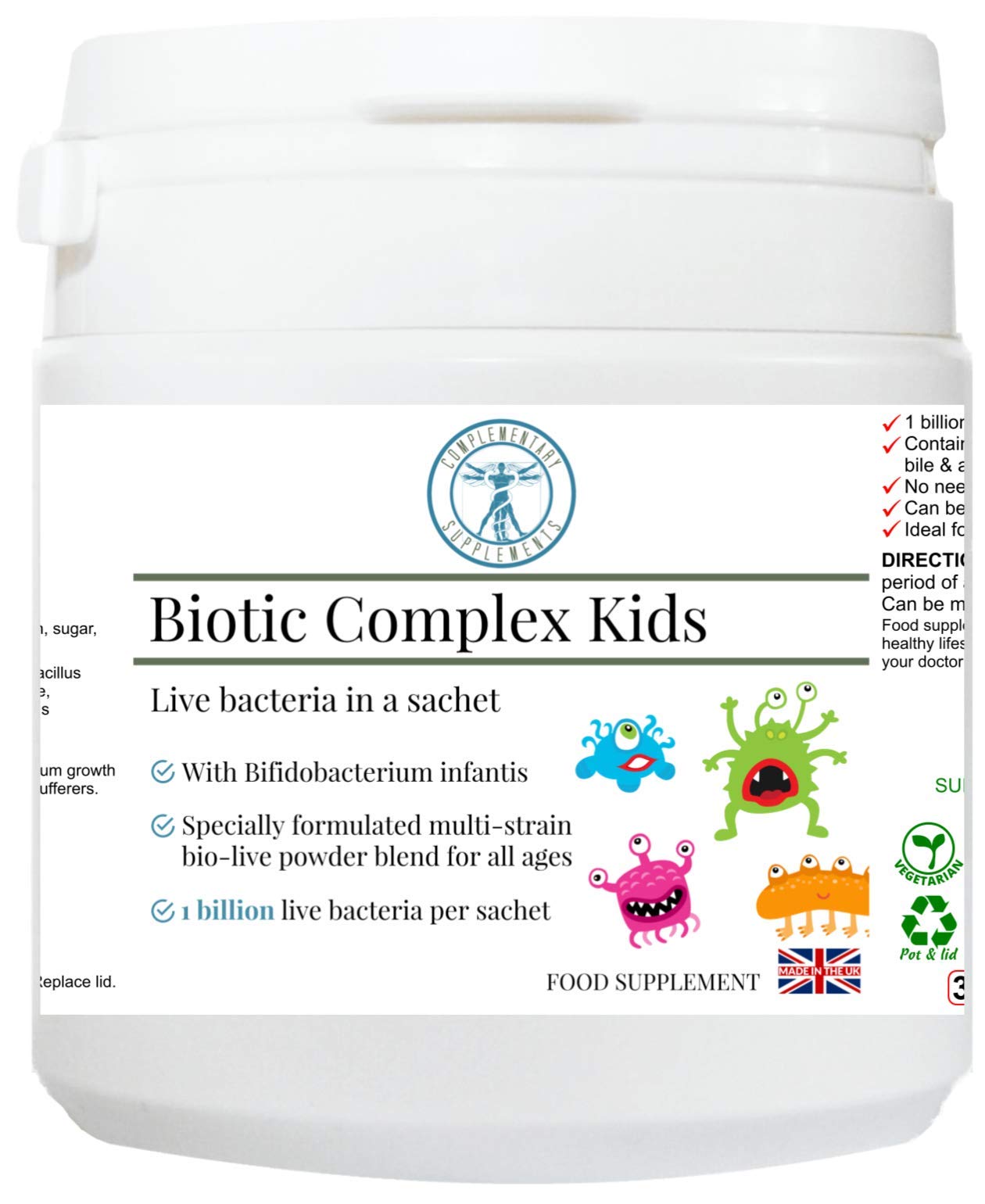Buy Complementary Supplements | Biotic Complex Kids | Prebiotic ...