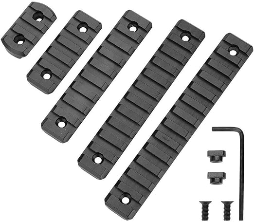 Amazon.com : Aluminum M-Lok Picatinny Rail, 3 Slot 5-Slot 9-Slot 11 ...