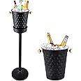 Amazon.com: Champagne Ice Bucket with Stand, Stainless Steel Wine ...