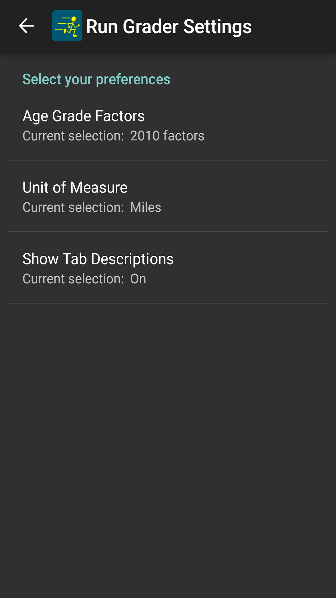 Run Grader: Age-Grade Calculator +:Amazon.in:Appstore for Android