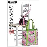 Amazon.com: BUTTERICK PATTERNS B5581 Duffle and Drawstring Bags, One ...