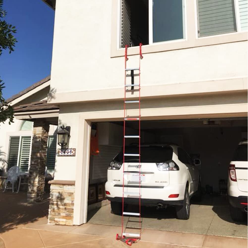 Mua Retractable 2 Story Fire Escape Ladder, 13 Feet Hausse Retractable ...