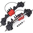 Amazon.com: RC Axles Complete Nylon Front Rear Portal Axle with Differential Lock Kit for 1/10 ...