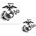 Amazon.com: OBUY Large U.S. Military Logo Stencil（Set of 2） for ...