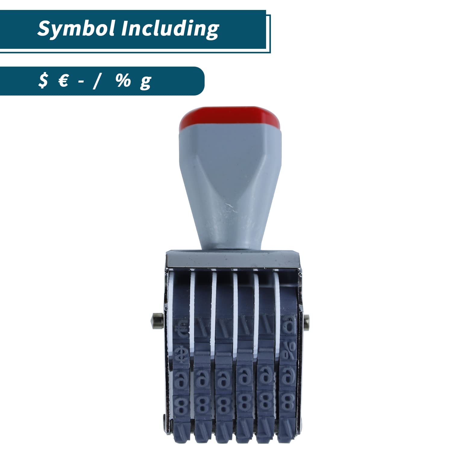 Mua 8 Digit Number Roller Stamps - Small Date Stamp Personalized Number ...