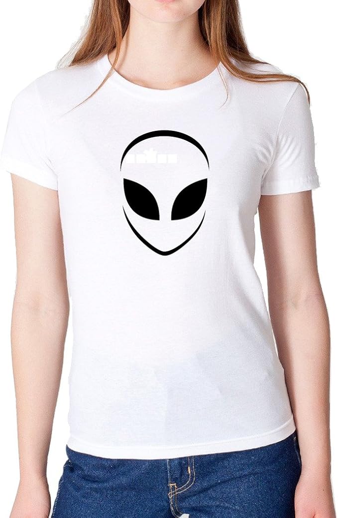 Alien Woman's Design T Shirt: Amazon.co.uk: Clothing