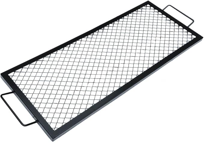 Amazon.com : onlyfire Rectangle X-Marks Fire Pit Cooking Grate, 40-Inch ...