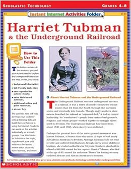 Instant Internet Activities Folder: Harriet Tubman & the Underground ...