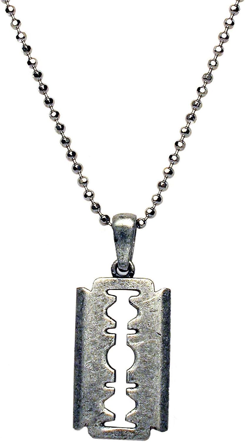 Razor Blade Necklace | Amazon.com