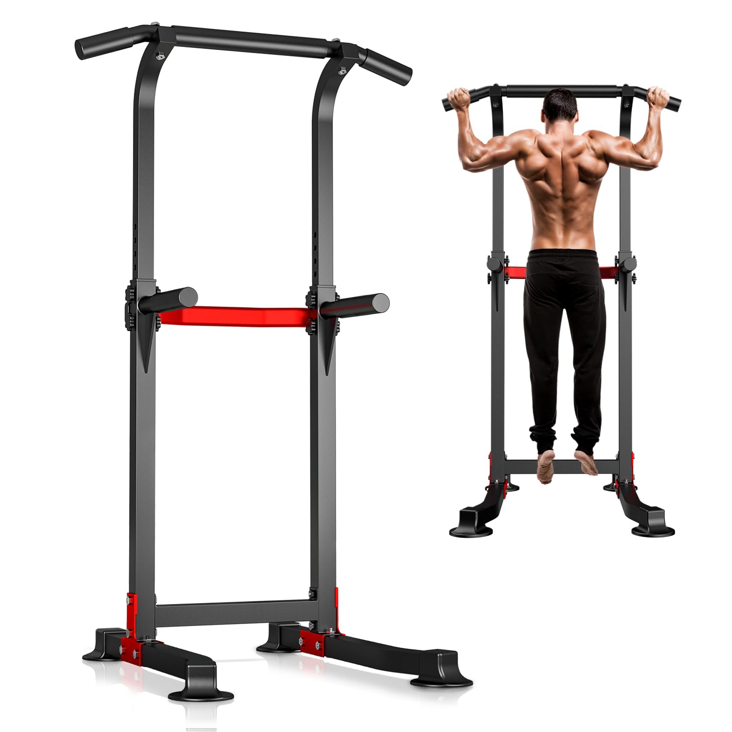 Mua Pull Up Bar Dip Bar Power Tower Workout Dip Station Height ...