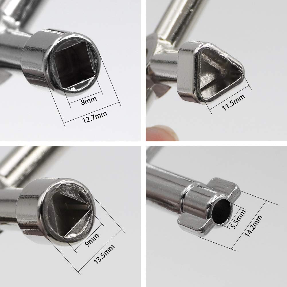 4 Ways Multi-Functional Utility Key for Electric Cupboard Radiator ...